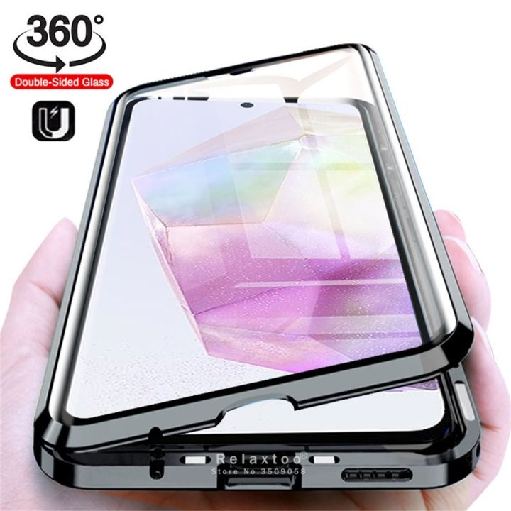 360° Metal Attraction Flip Case For Samsung Galaxy A55 5G Double-Side ...