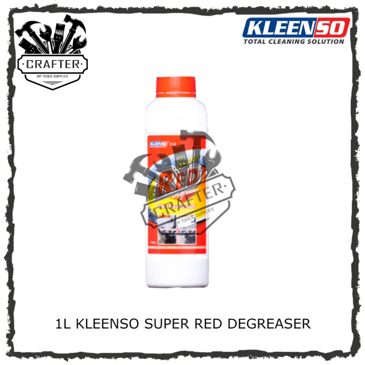 KLEENSO Super Red Degreaser (1L) / Cuci Enjin Bersih Minyak | Lazada