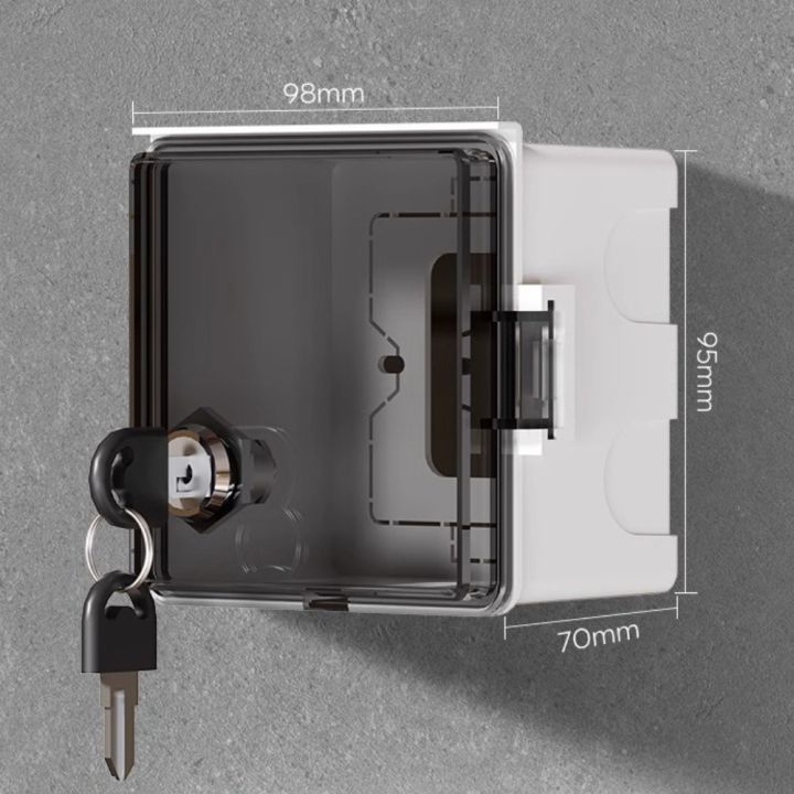 Hozzby Outdoor Waterproof Socket Box with Lock for EV Charging and ...