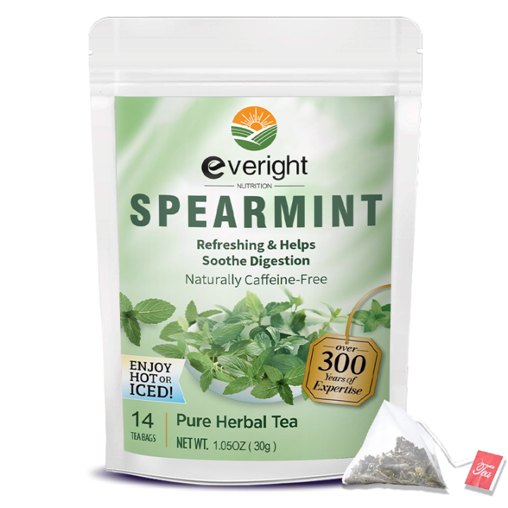 Spearmint Tea Support Healthy Digestion & Immune Clear Lungs and Moisten Throat Powerful ...