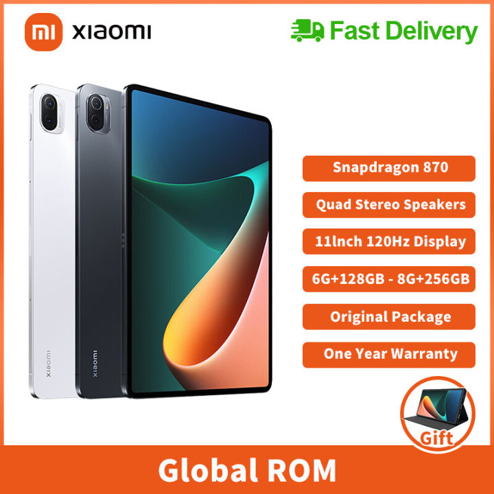 GLOBAL ROM Xiaomi Mi Pad 5 Pro 5G LTE 8GB+256GB Tablet Snapdragon 870 ...