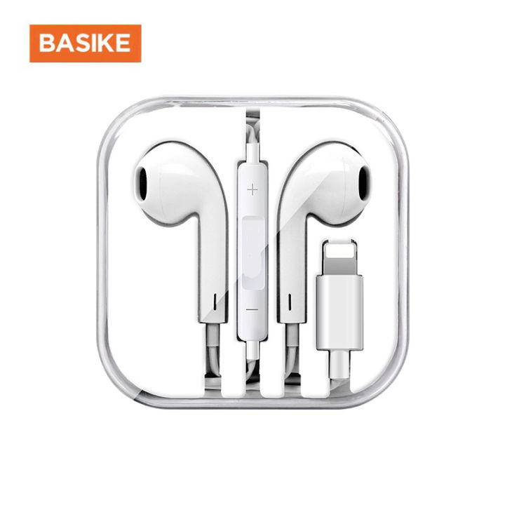 Basike Headset Gaming Earphone Handsfree L Jack with mic Kontrol Volume ...