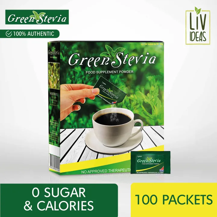 Green Stevia Sweetener 100s (Sugar Substitute, Zero Calories) | Lazada PH