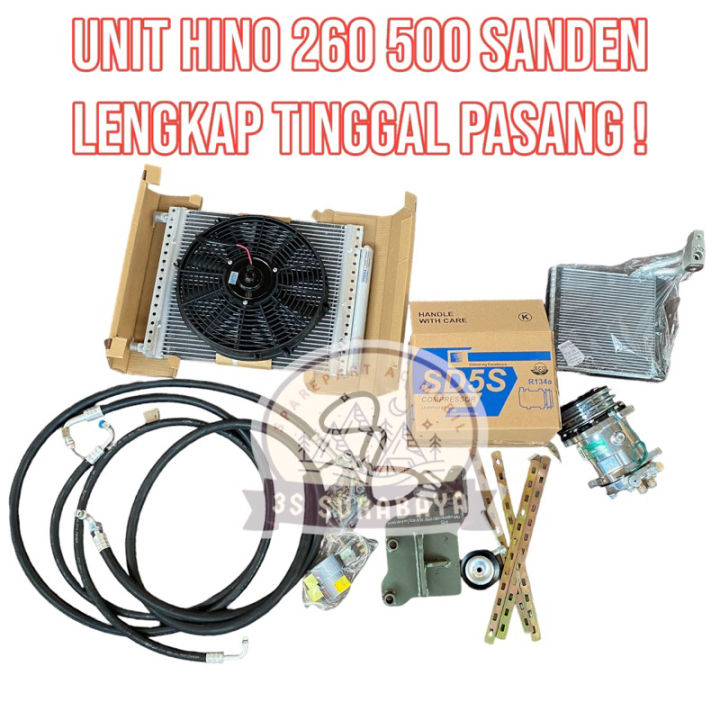 Ac Unit Hino Lohan 260 300 500 Pasang Sanden Lengkap Tinggal Pasang Ac ...
