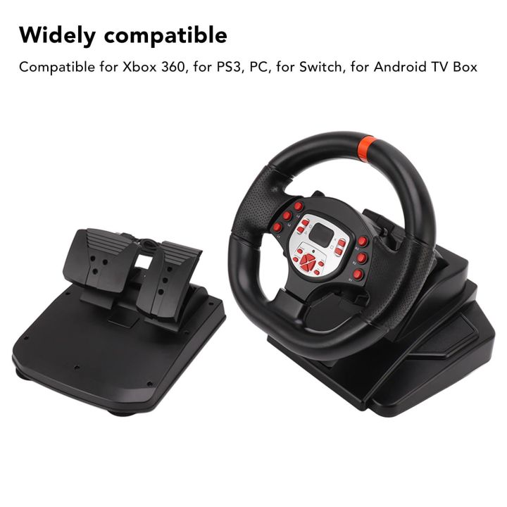 Game Racing Wheel 180 Degree Universal USB Car Sim Racing Steering ...