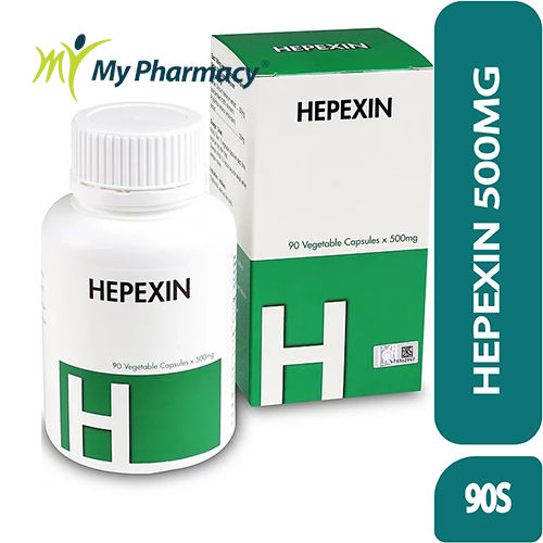 HEPEXIN 500MG VEGETABLE CAPSULE 90S | Lazada