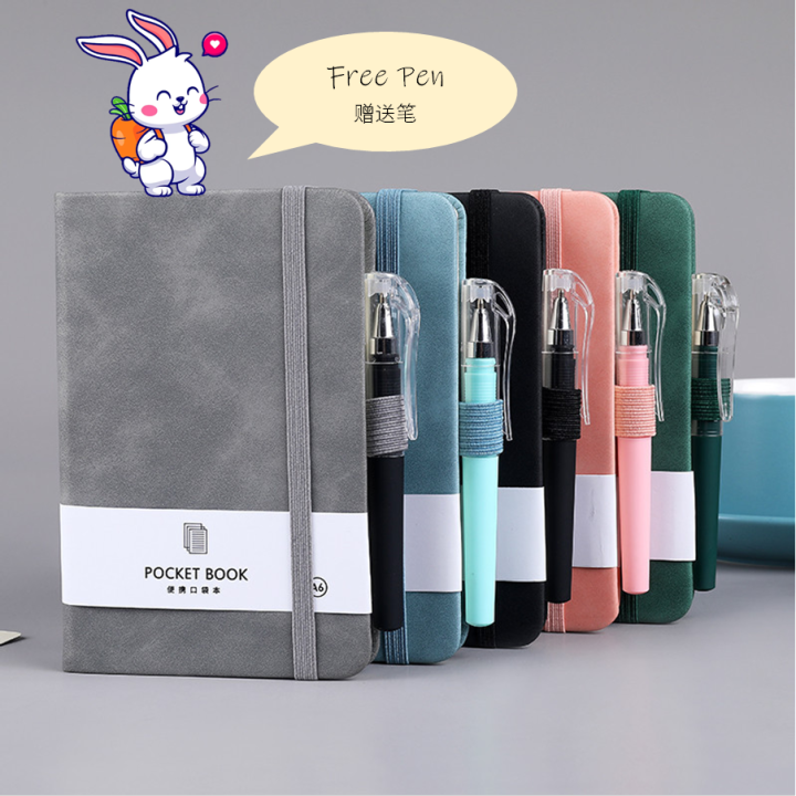 Buku Nota A6 A7 A5 80gsm dengan Pen Percuma / A6 A7 A5 Notebook 80gsm ...