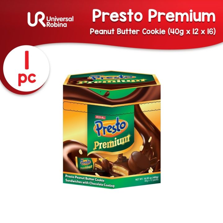 Cream-o Premium Chocolate Coated Vanilla/ Presto Peanut Butter Cookie ...