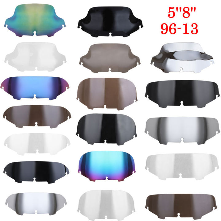 5\" 8\" Motorcycle Windscreen Windshield Covers Screen Motorbikes ...