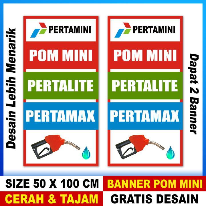 [ TERBARU ] BANNER SPANDUK POM MINI BELI 1 DAPAT 2 BANNER UKURAN 50X100 ...