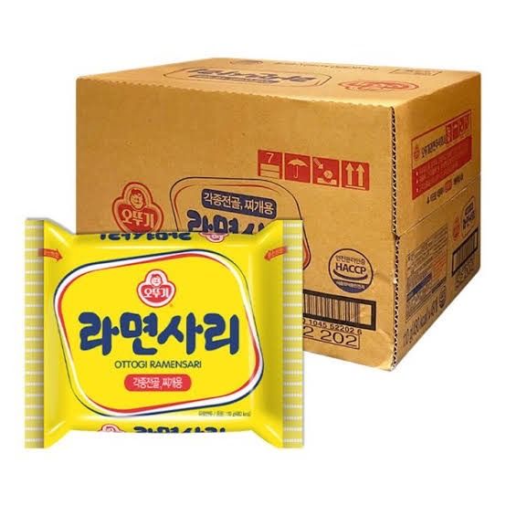 [Original] 라면사리 Ottogi Ramensari (บะหมี่กึ่งสำเร็จรูป เส้นเปล่า 1 ลัง) 110g*48 | Lazada.co.th