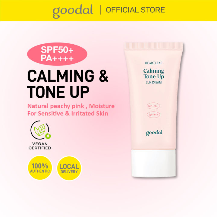 [GOODAL] Houttuynia Cordata Calming Moisture Tone Up Sun Cream SPF 50 ...