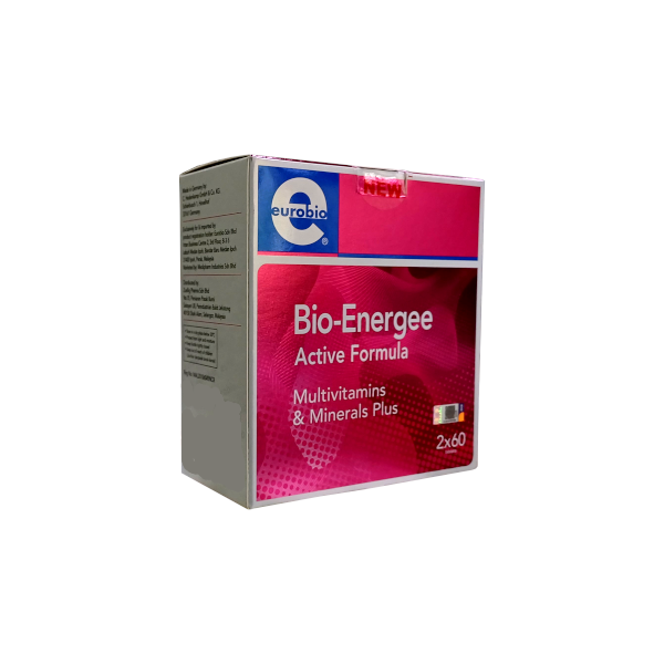 [Exp: Oct 2026] EUROBIO BIO-ENERGEE ACTIVE FORMULA TABLET 60'S X2 | Lazada