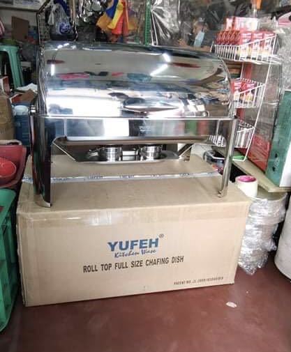 YUFEH RECTANGULAR ROLL TOP CHAFING DISH | Lazada PH