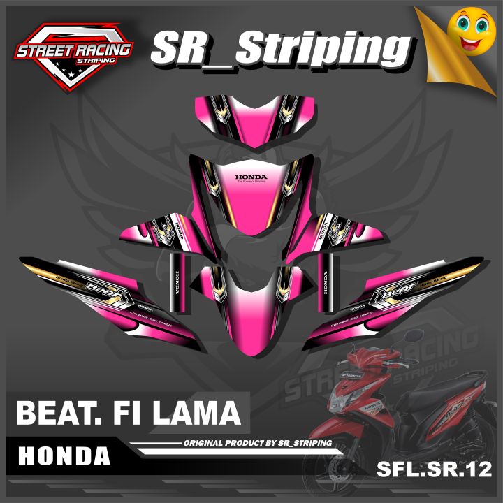 Decal Honda Beat FI Lama Full Body - Sticker Decal Honda Beat FI Lama ...