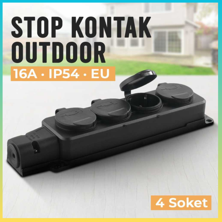 COD TANXIS Stopkontak Outdoor Terminal Anti Air IP54 16A 250V EU - T36 ... COD TANXIS Stopkontak Outdoor Terminal Anti Air IP54 16A 250V EU - T36 ...