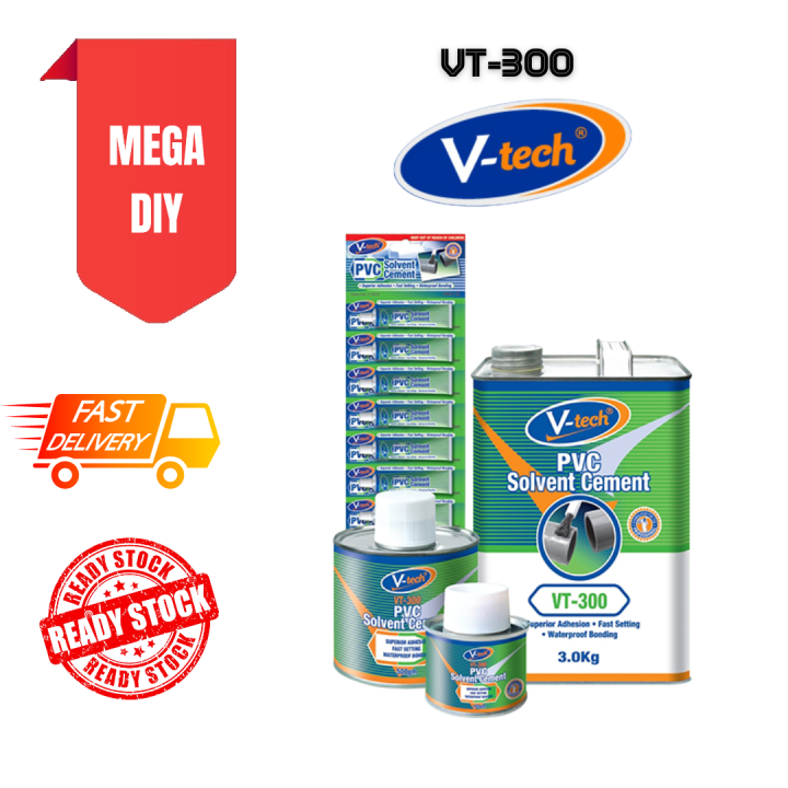 VTech PVC Solvent Cement V-Tech PVC Pipe Glue PVC Gam | Lazada
