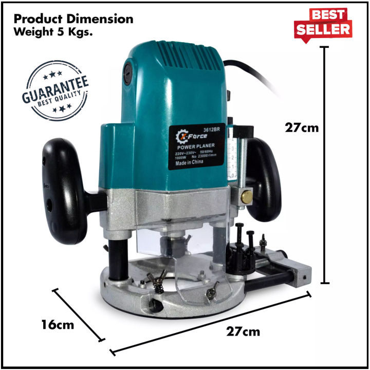 Industrial Heavy Duty Power Tool Router 1/2 0-65mm 1800 Watts 3612BR by ...