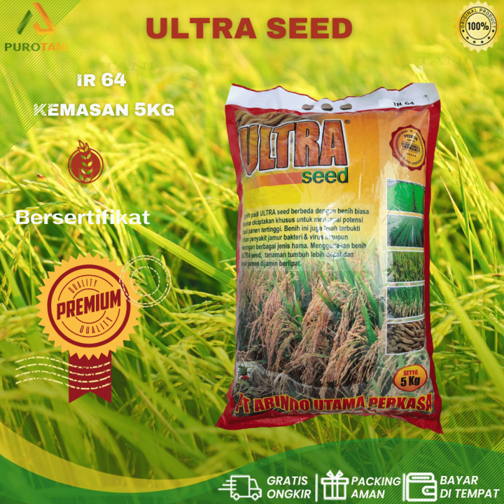 Benih Padi Unggul IR 64 ULTRA SEED PREMIUM 5kg | Lazada Indonesia