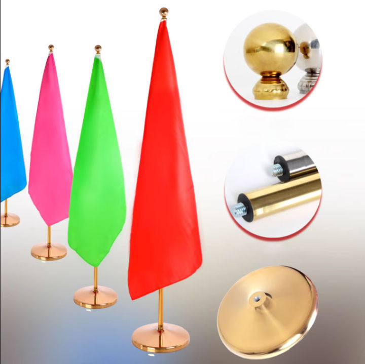 Stainless Flagpole Stand Flag Poles Indoor for Flags（Include the ...