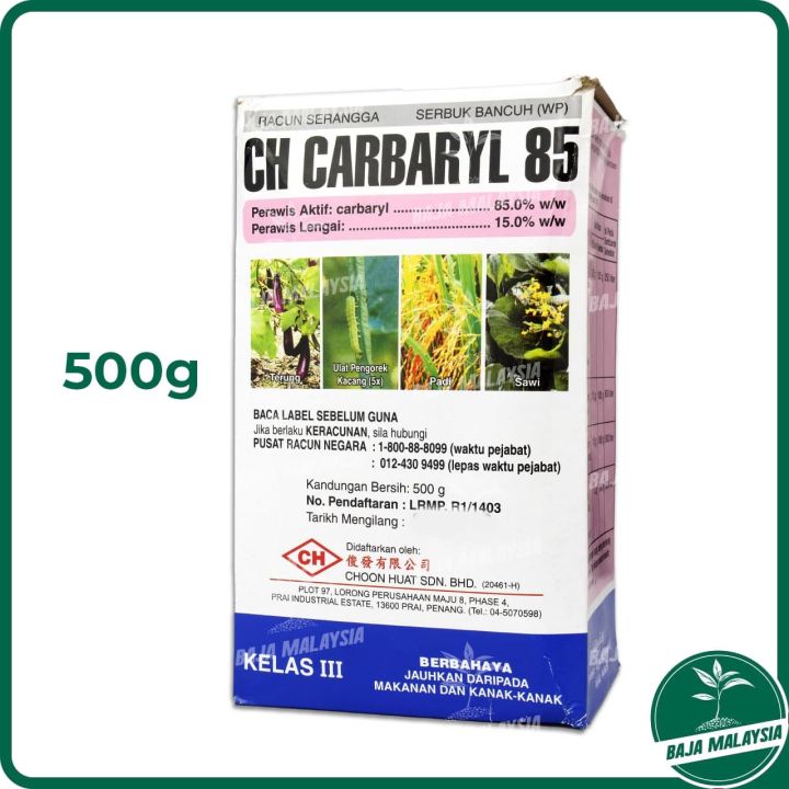 CH Carbaryl 85 Racun Serangga Ulat Ratus Bena Perang 500g | Lazada