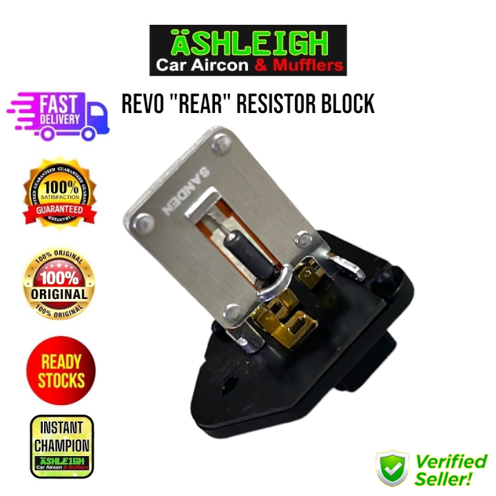 Toyota Revo REAR Sanden Resistor Block Car Aircon For Back Airflow ...