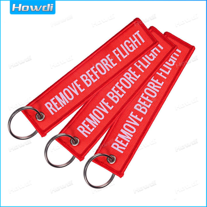 Car key chain Remove Before Flight Letters Luggage Tag Label Key Chain ...