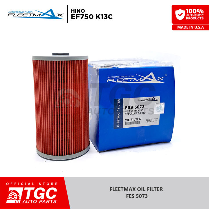 Fleetmax Oil Filter for HINO EF750 K13C FES 5073 - 1PC | Lazada PH