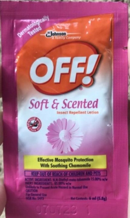 Off Lotion Pink Soft and Scented Sachet (Set of 6) | Lazada Philippines