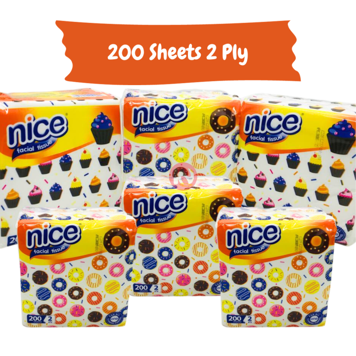 Nice Tisu Pop Up 200 Sheets 2 Ply / Tisu Kotak Kecil / Facial Tissue ...