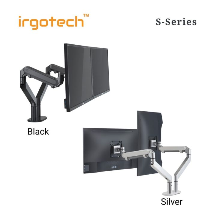 [ Local Ready Stocks ] IRGOTECH S-Series Premium Dual Monitor Stand 17 ...