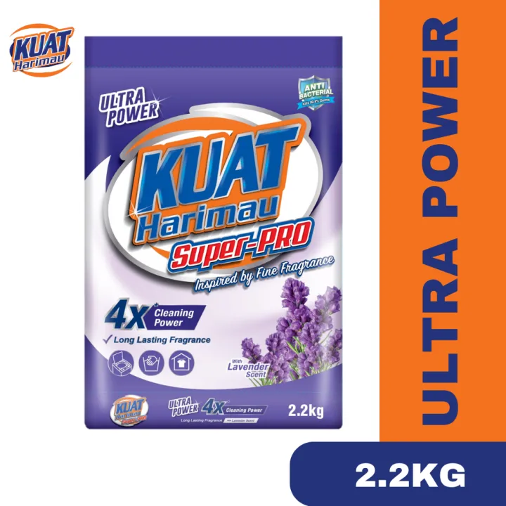 Kuat Harimau Super-PRO Detergent Powder Ultra Power 2.2kg | Lazada