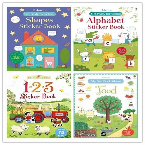 Usborne sticker books (set of 4) | Lazada