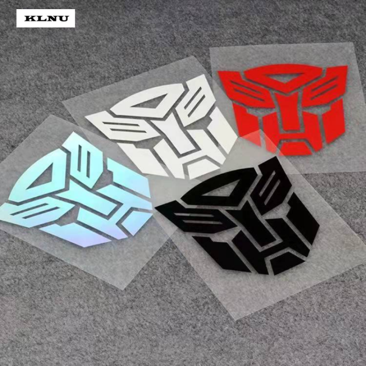 KLNU Reflective Stickers Transformers Autobots Decepticons for Car ...