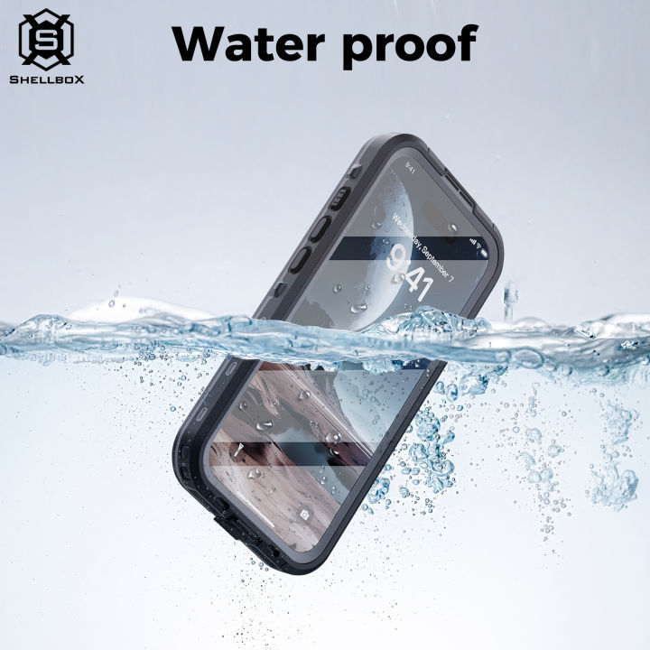 Shellbox สำหรับ iPhone 16Pro Max/pro/plus/ 16พร้อมซองกันน้ำ IP68 ...