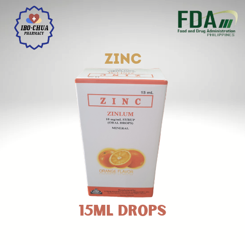 Zinc (ZINLUM) 10mg/mL ORAL DROPS- 15mL | Lazada PH