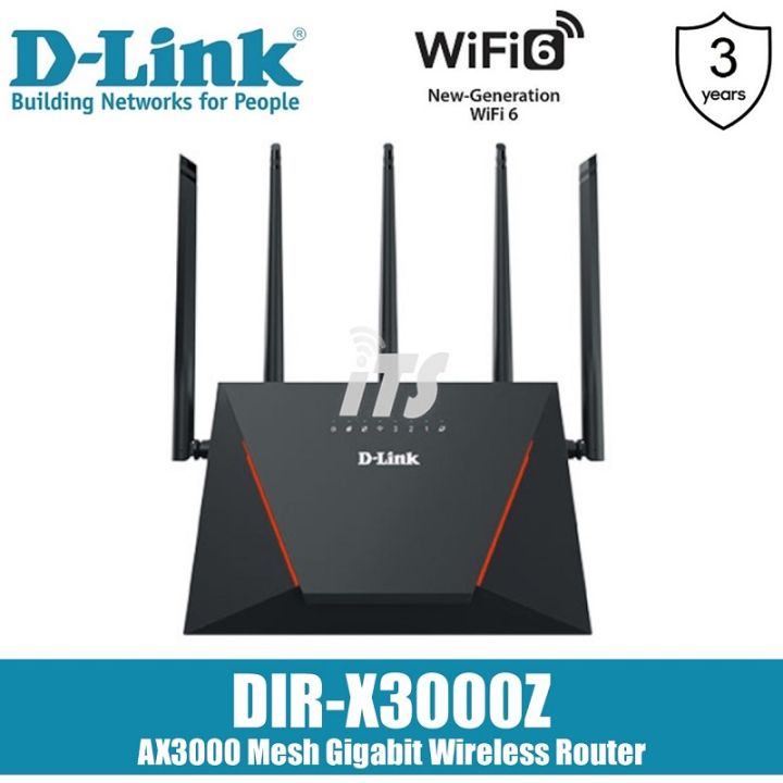 D-Link AX3000 Mesh Gigabit Wi-Fi 6 Router (DIR-X3000Z) | Lazada