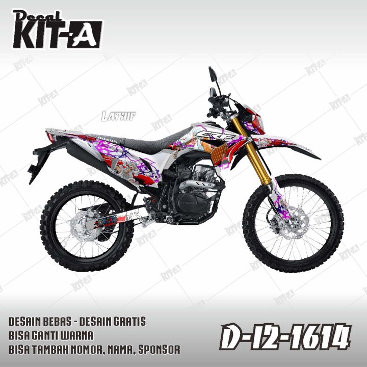 Decal stiker crf 150 dekal sticker motor striping honda crf 150 l full ...