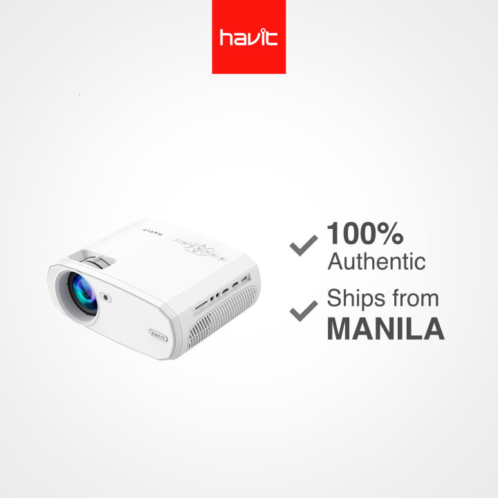 Havit US Projector PJ202 Native 1080p FullHD IMAX 200inch Wireless HiFi ...