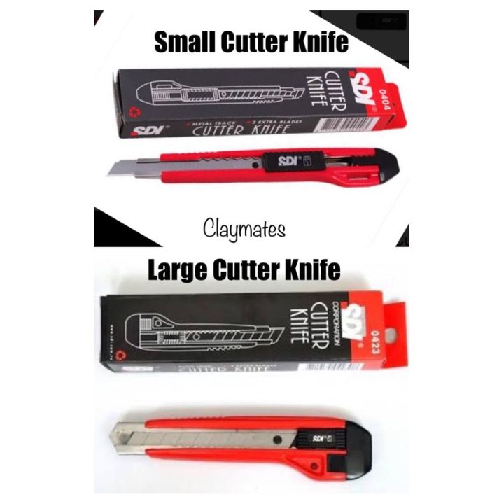 SDI Heavy Duty Cutter Knife with FREE 2 extra blades | Lazada PH