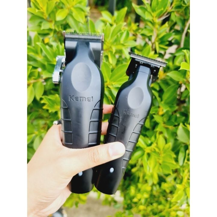 New ปัตตาเลี่ยนตัวฮิต Kemei 2296/2299 ไร้สาย ฟันตัดขึ้นทรง กันขอบ อุปกรณ์ตัดผม เครื่องมือดูแลผม ...