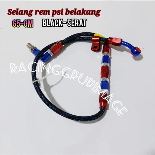 Selang rem belakang model serat PSI 60cm / selang rem belakang SERAT ...