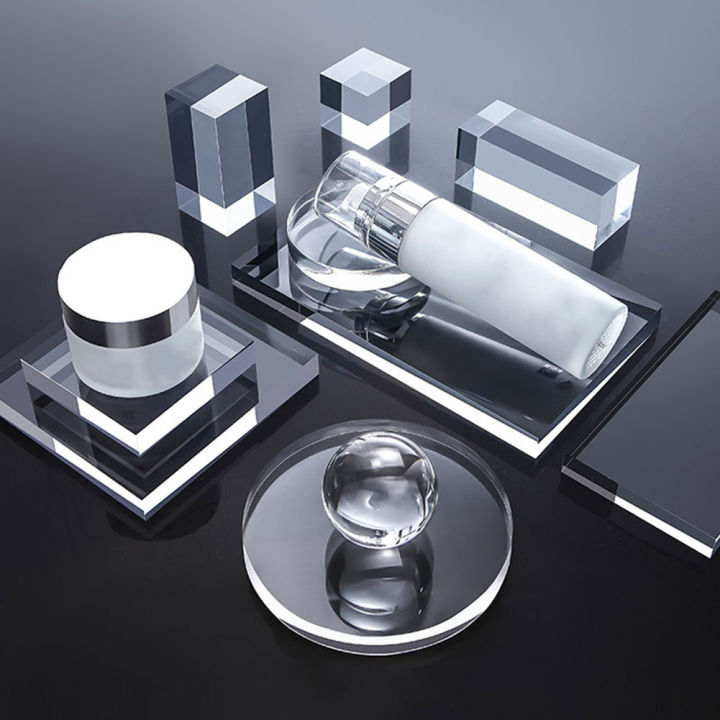 Hittime Transparent Acrylic Geometric Photography Props Cube ...