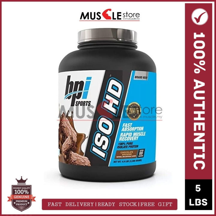BPI Sports ISO HD 5.1Lbs - Whey Protein Powder, Muscle Building, Lean ...