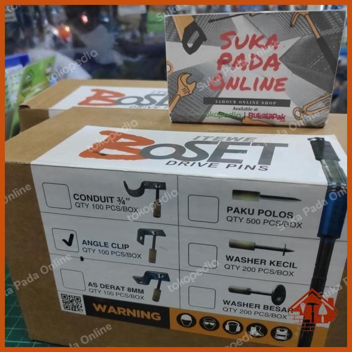 JUAL PAKU RAMSET ITEWE BOSET MODEL ANGLE - GUDANG BANGUNAN77 | Lazada ...