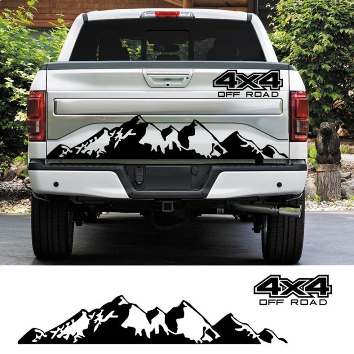 สติกเกอร์รถ4X4ปิดแผนที่สติกเกอร์กราฟิกเทอร์โบสำหรับรถฟอร์ด Raptor รถ ...