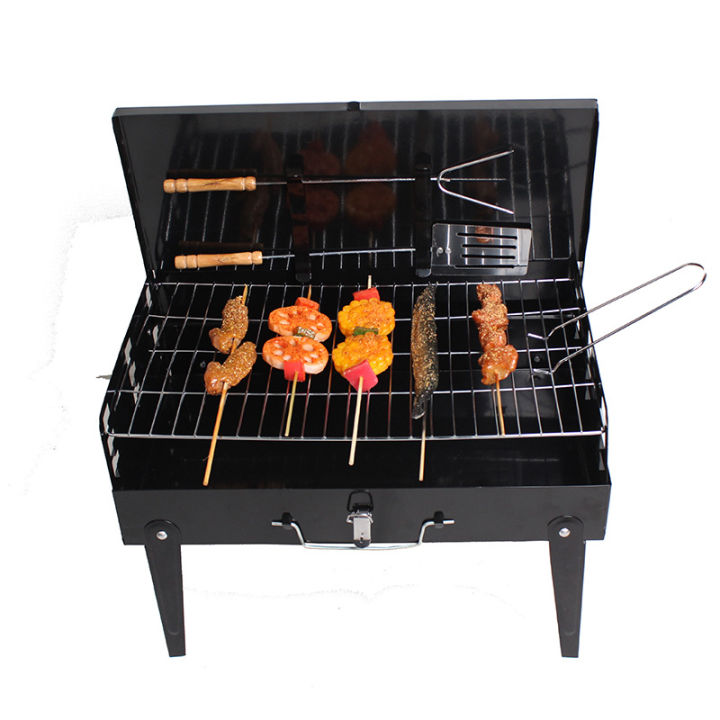 Hjx Infinity-Outdoor Hand Box Barbecue,PORTABLE DESKTOP Charcoal Grill ...
