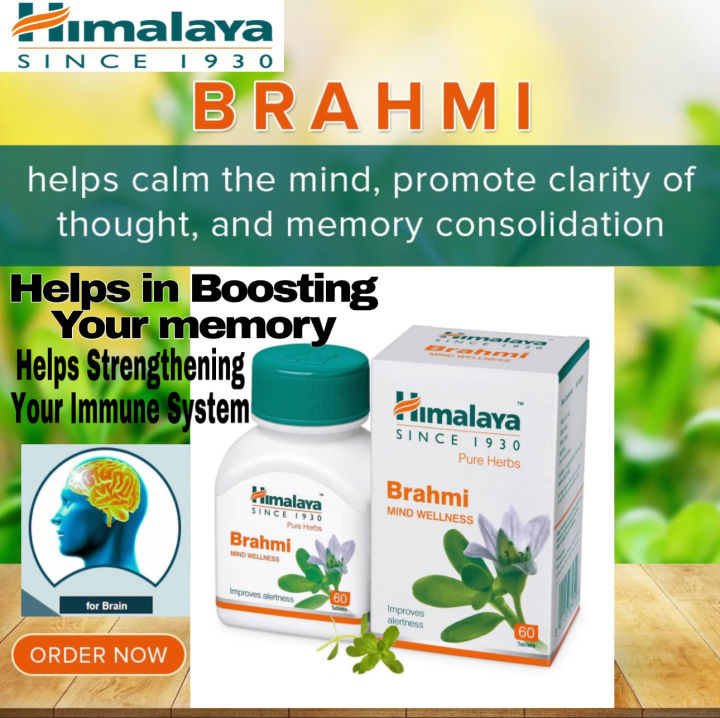 Himalaya Brahmi Brain Health Improves Alertness 60 Tabs | Lazada PH