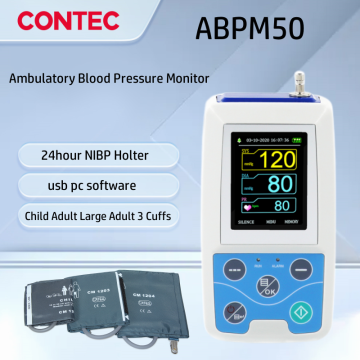 เครื่องวัดความดันโลหิตแบบ ABPM50จาก CONTEC เครื่องวัดความดันโลหิต24 ...