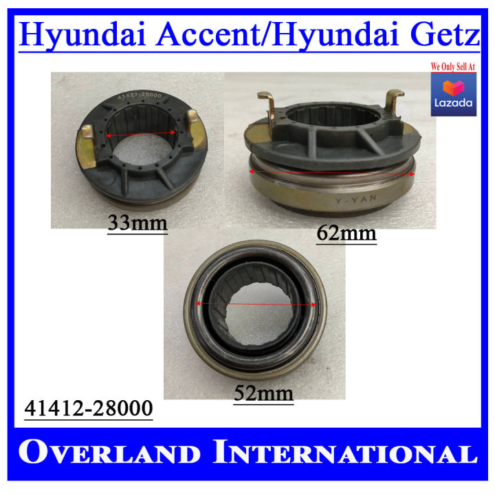 CLUTCH RELEASE BEARING For Hyundai Getz 2002-2011, Hyundai Accent 1999 ...
